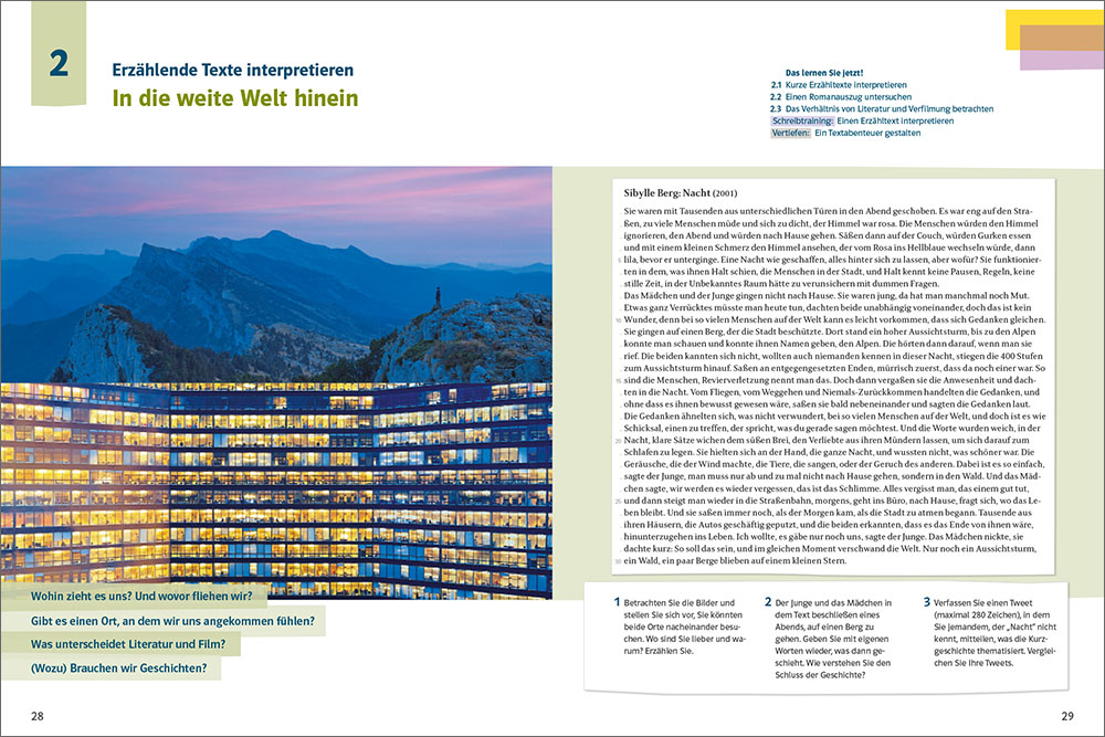 Ernst Klett Verlag - Deutsch kompetent Oberstufe Ausgabe ab 2023 - Lehrwerk Konzeption