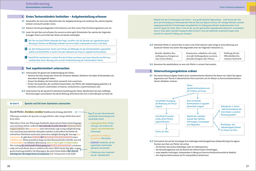 Ernst Klett Verlag - Deutsch kompetent Oberstufe Ausgabe ab 2023 - Lehrwerk Konzeption