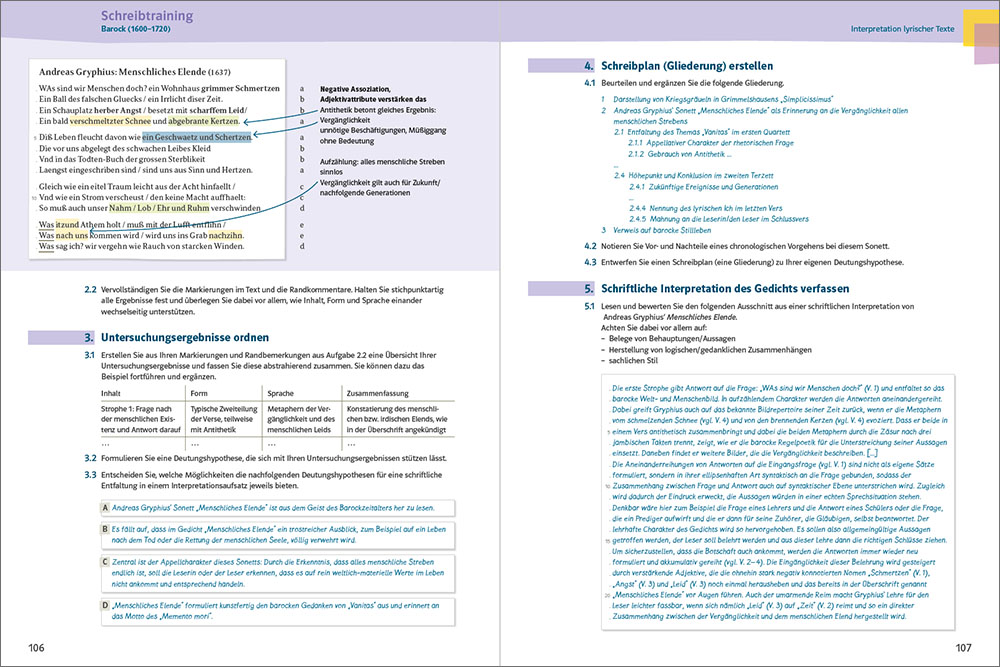 Ernst Klett Verlag - Deutsch kompetent Oberstufe Ausgabe Bayern ab 2023 - Lehrwerk Konzeption