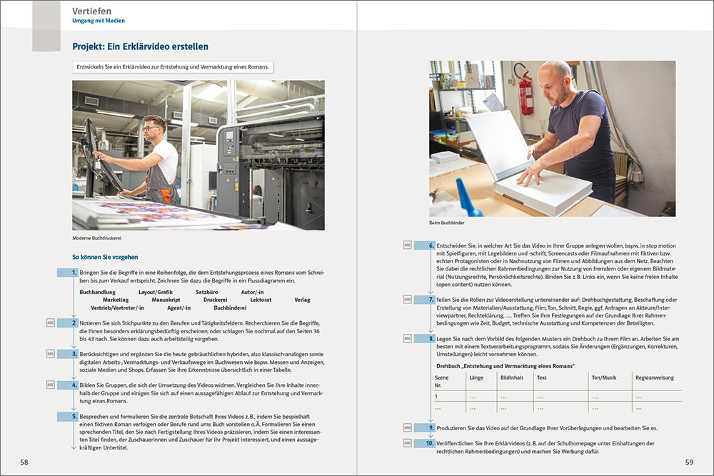 Ernst Klett Verlag - Deutsch kompetent Oberstufe Ausgabe Bayern ab 2023 - Lehrwerk Konzeption